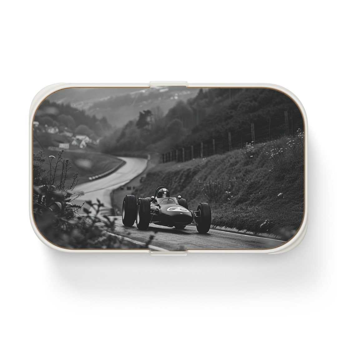 Vintage Nurburgring Circuit Racing Bento Lunch Box, Car-themed School ...