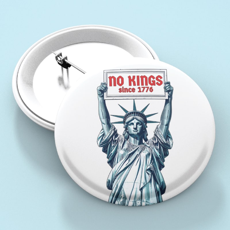 No Kings Pin - Etsy