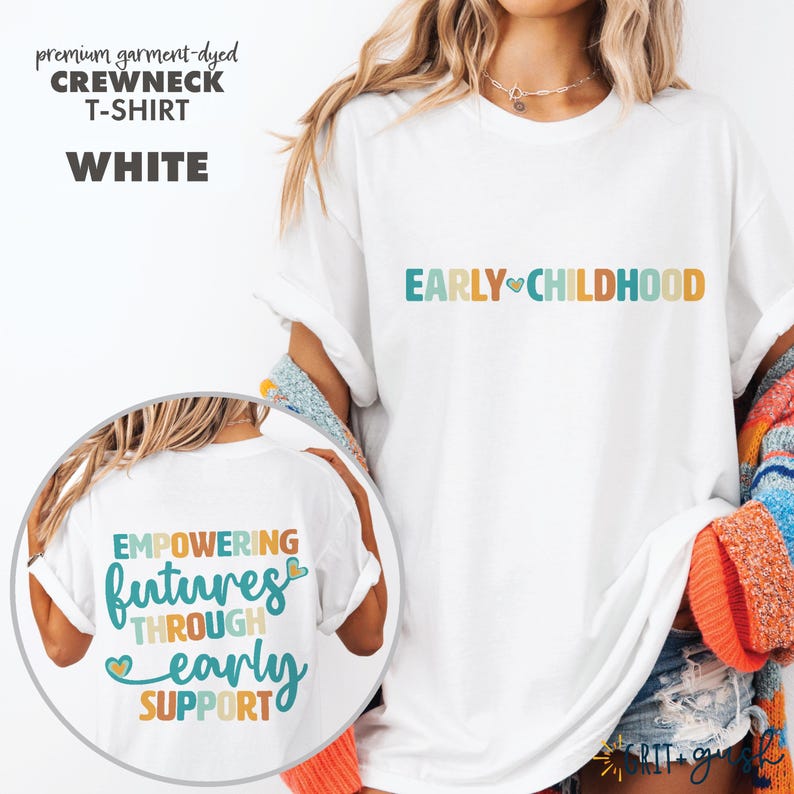 Inspirational Early Childhood Educator Shirt Comfort Colors® Preschool ...