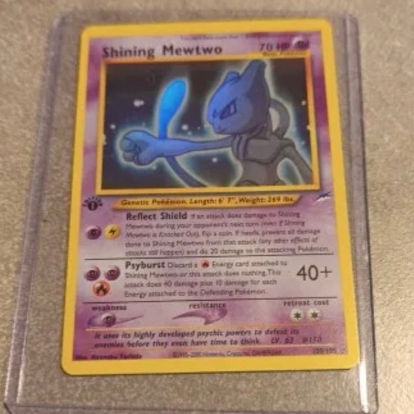 First Edition Mewtwo - Etsy