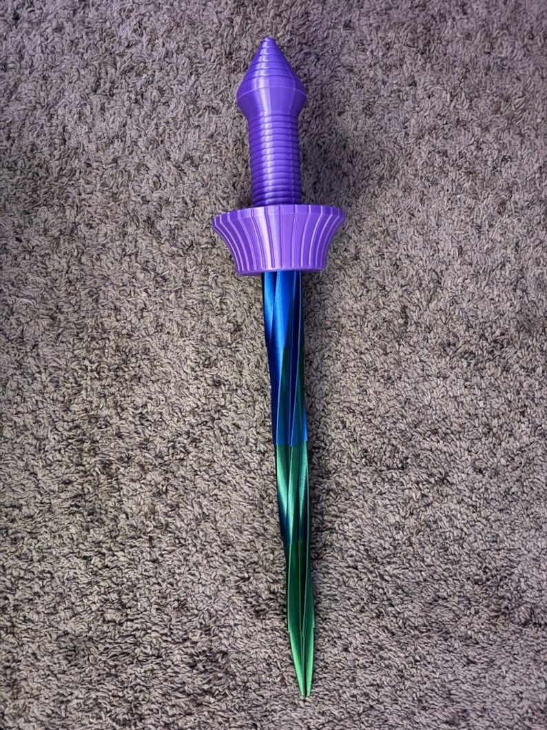 3D Printed Collapsible Drill Sword - Etsy