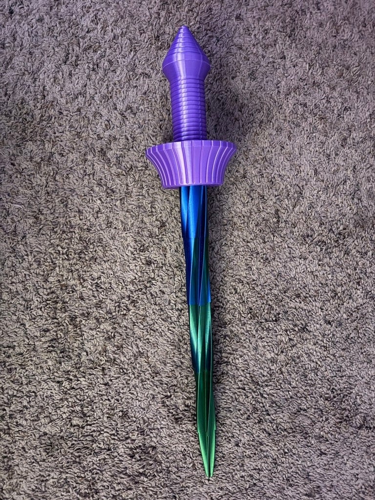 3D Printed Collapsible Drill Sword - Etsy