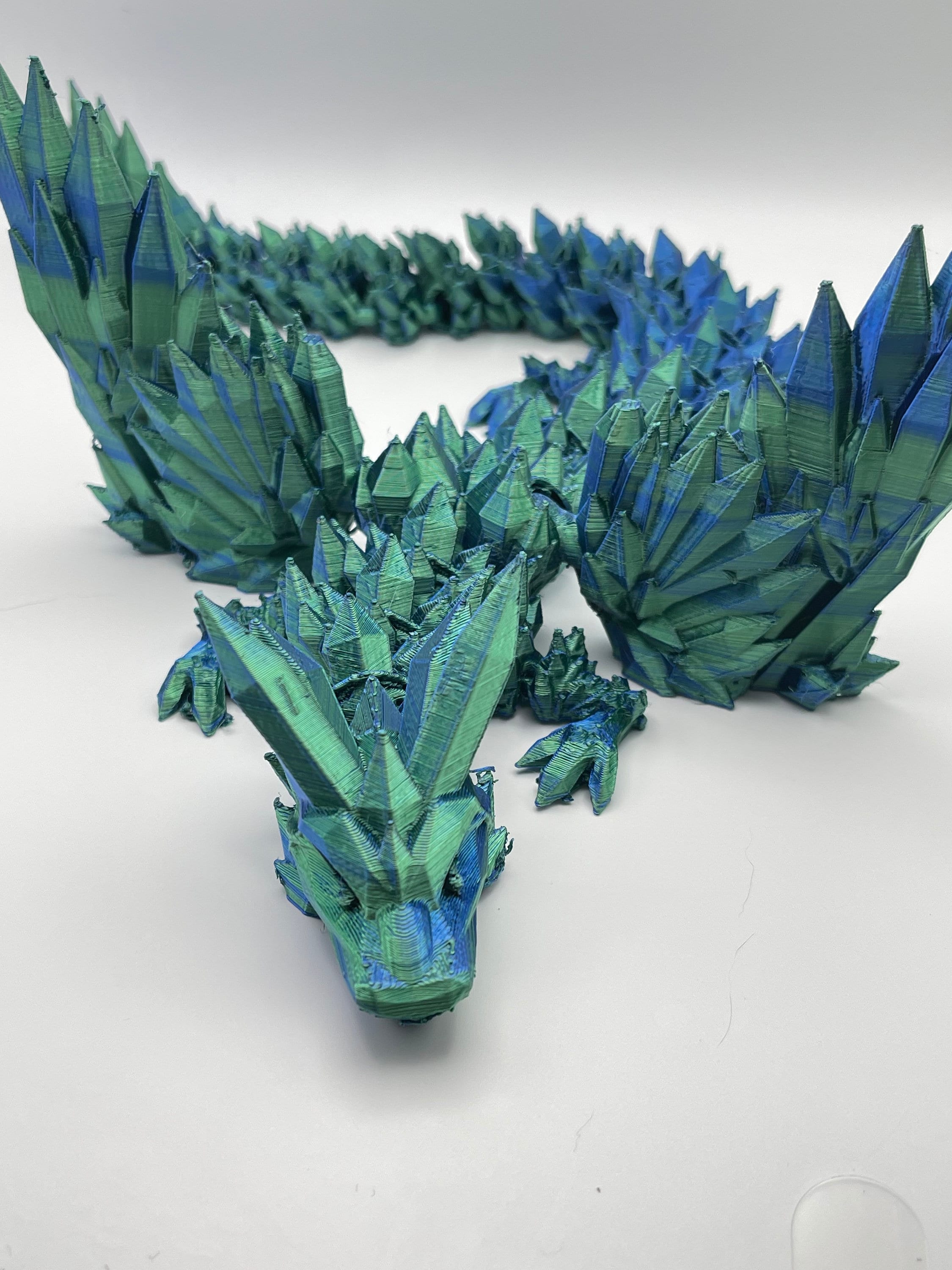 Crystal Wing Dragon 3D Print - Etsy