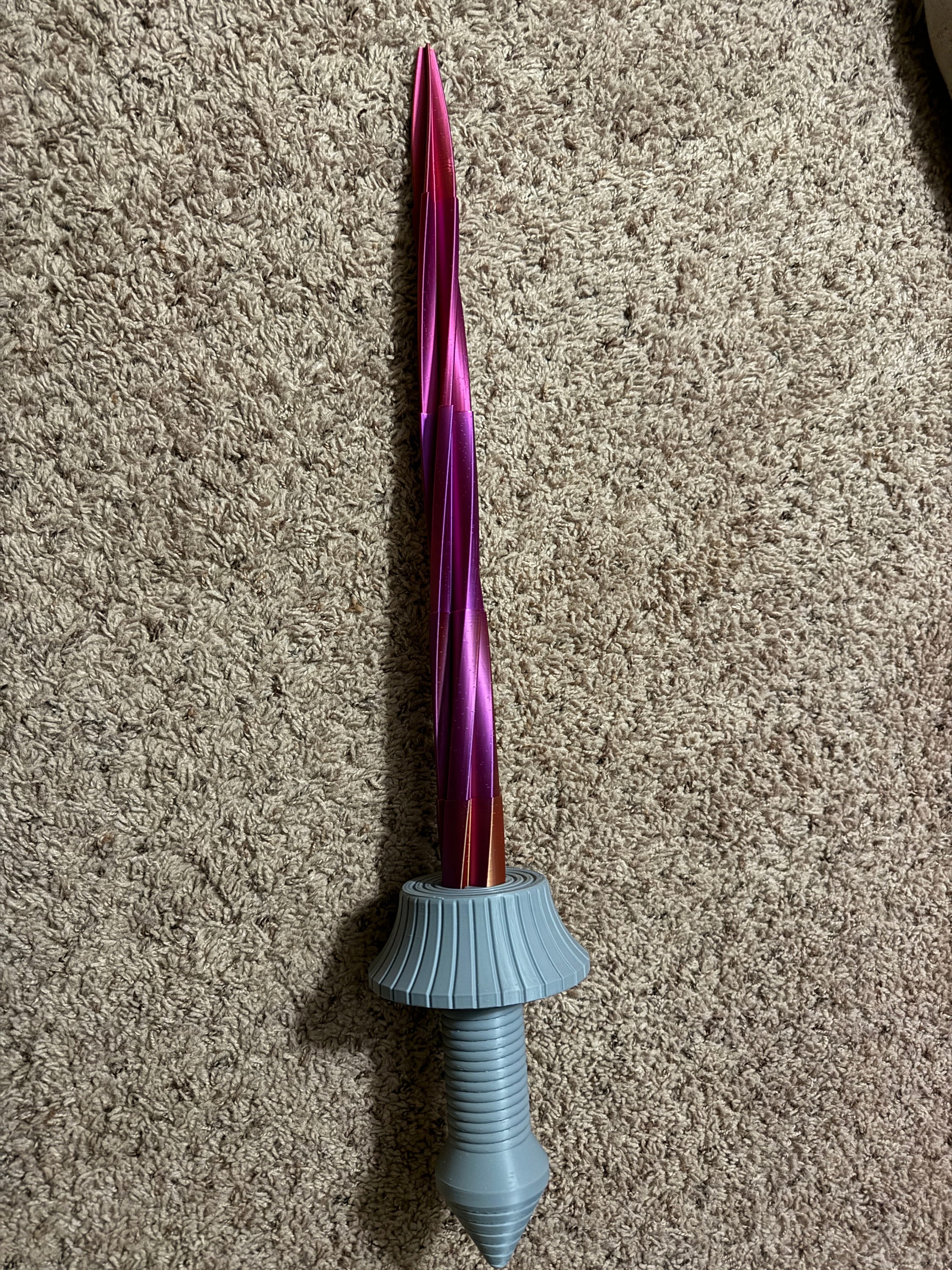 3D Printed Collapsible Drill Sword - Etsy