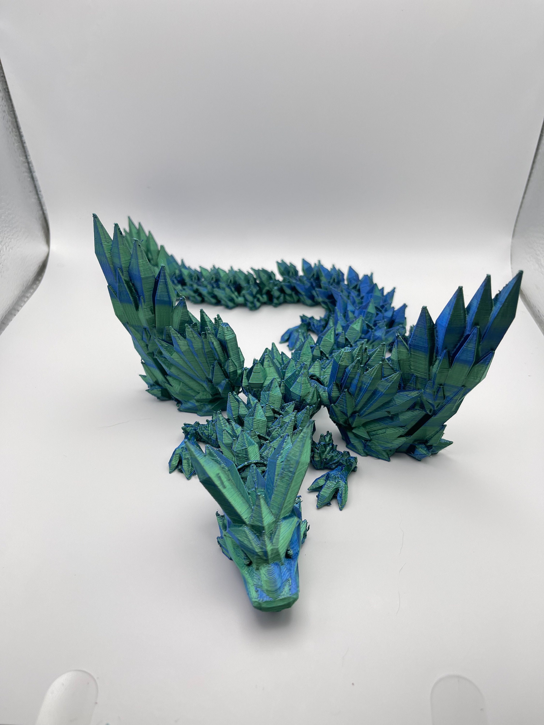 Crystal Wing Dragon 3D Print - Etsy