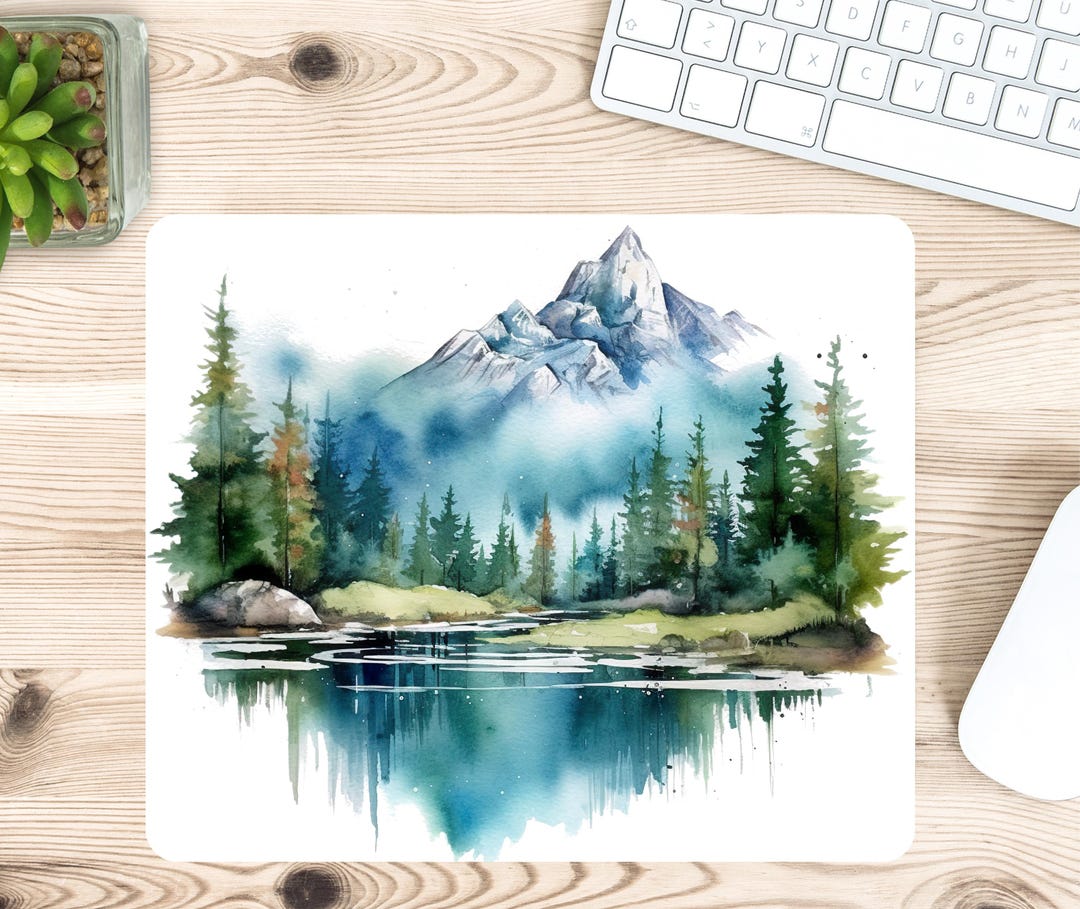 Outdoor Mountain Landscape Mouse Pad – Tranquil & Nature-inspired - Etsy