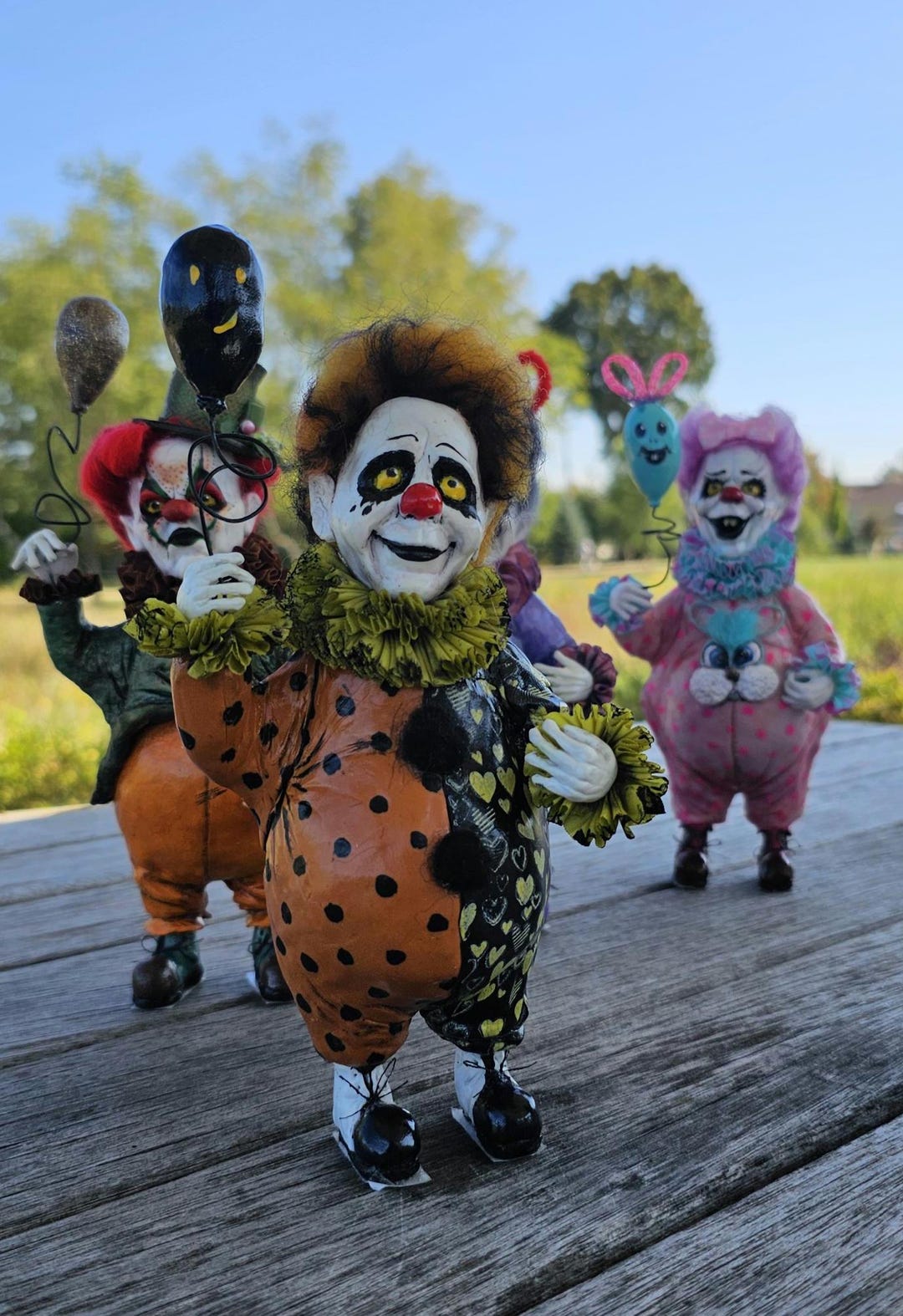 Clown, Interior Doll, Art Doll - Etsy