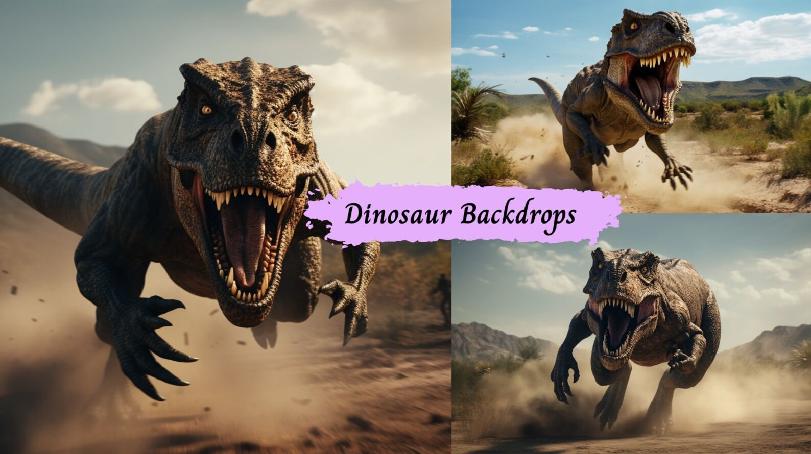 6 High-resolution T-rex Digital Backdrops Dynamic, Action-packed ...