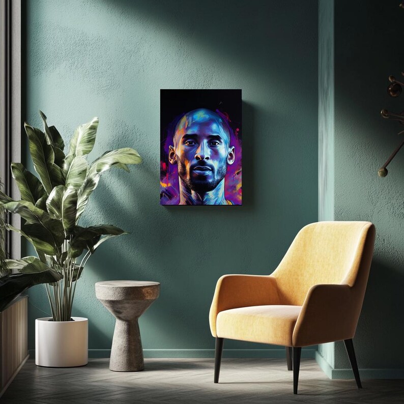 KB Black Mamba, Lakers NBA Custom/limited Ed. Poster Print 18x24, Ready ...