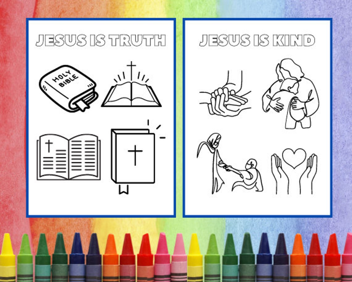 Christian Coloring Sheets for Kids Printable Bible Coloring Pages for ...