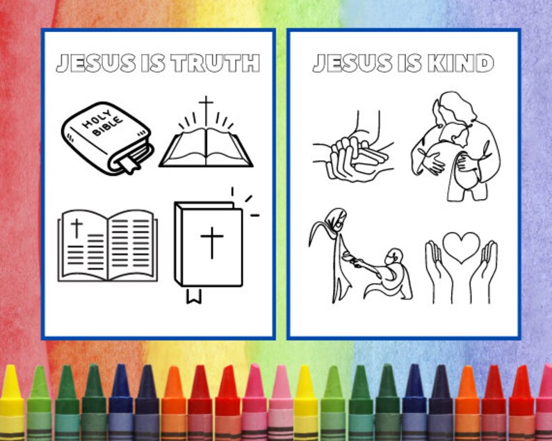 Christian Coloring Sheets for Kids Printable Bible Coloring Pages for ...