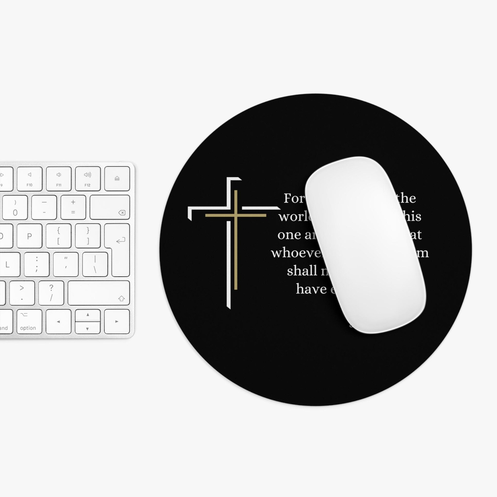 Christian Mouse Pad for Desk John 3:16 Bible Verse Mousepad Desk Mat ...