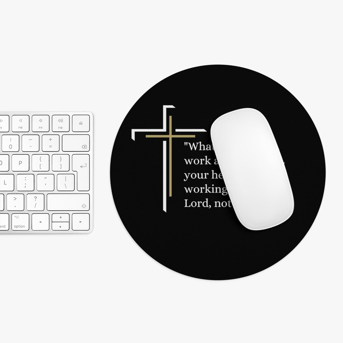 Christian Mouse Pad for Desk Bible Verse Mousepad Desk Mat for Work ...