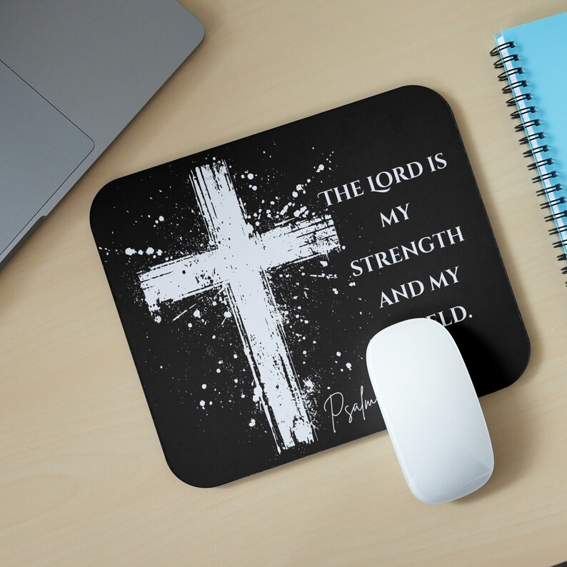 Mouse Pad for Desk Bible Verse Desk Mat for Work Christian Mousepad ...