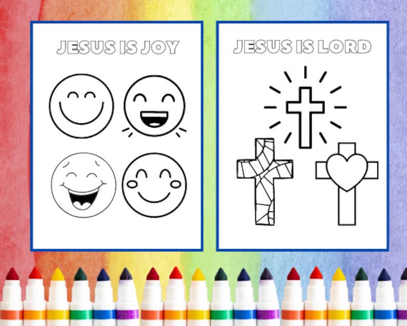 Christian Coloring Sheets for Kids Printable Bible Coloring Pages for ...