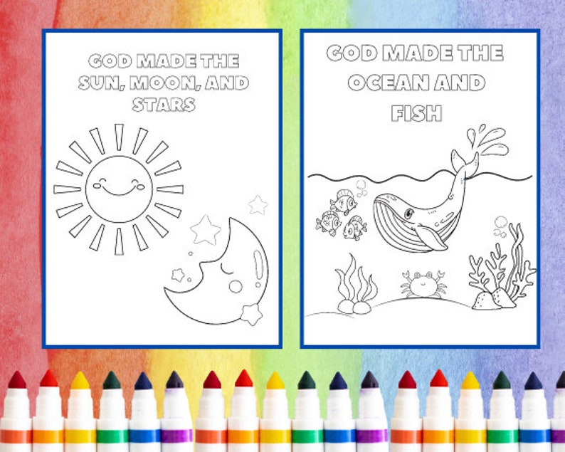 Children's Bible Coloring Pages for Kids Christian Printable Coloring ...