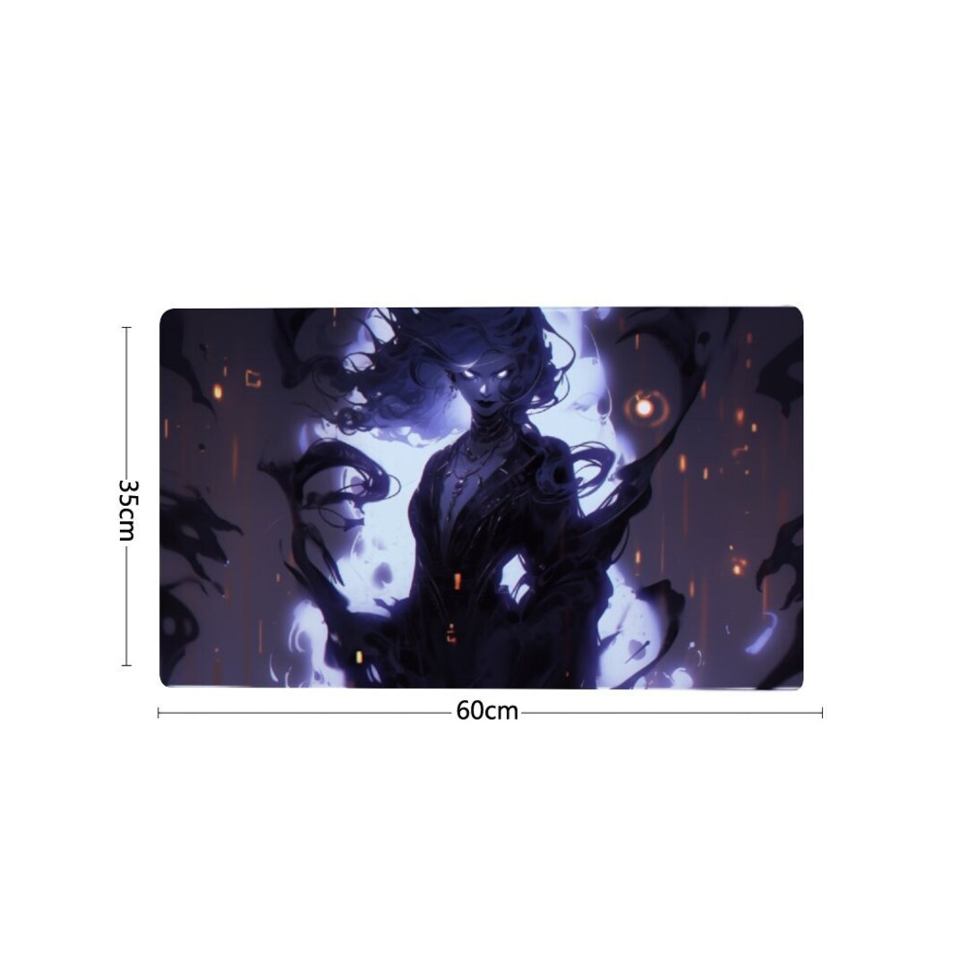 Oracle of Fate TCG OCG Playmat Size 14x24 60x35cm Drow Mage Sorcerer ...