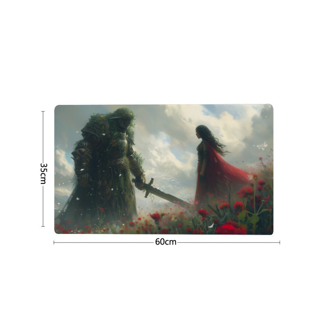 Sad Robot MTG Playmat for TCG, OCG, Dnd Deskmat, Fantasy Wizard Anime ...