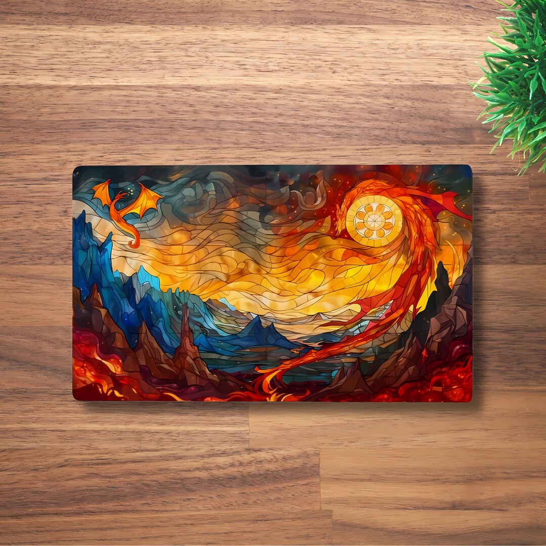 Infernal Ascent MTG Playmat for TCG, OCG, Dnd Deskmat, Mountain Nature ...