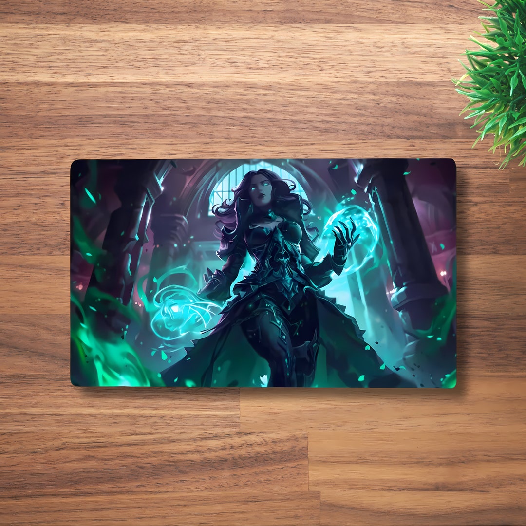 Wraithcaller Warlock MTG Playmat, Perfect for TCG & OCG Games! Fantasy ...