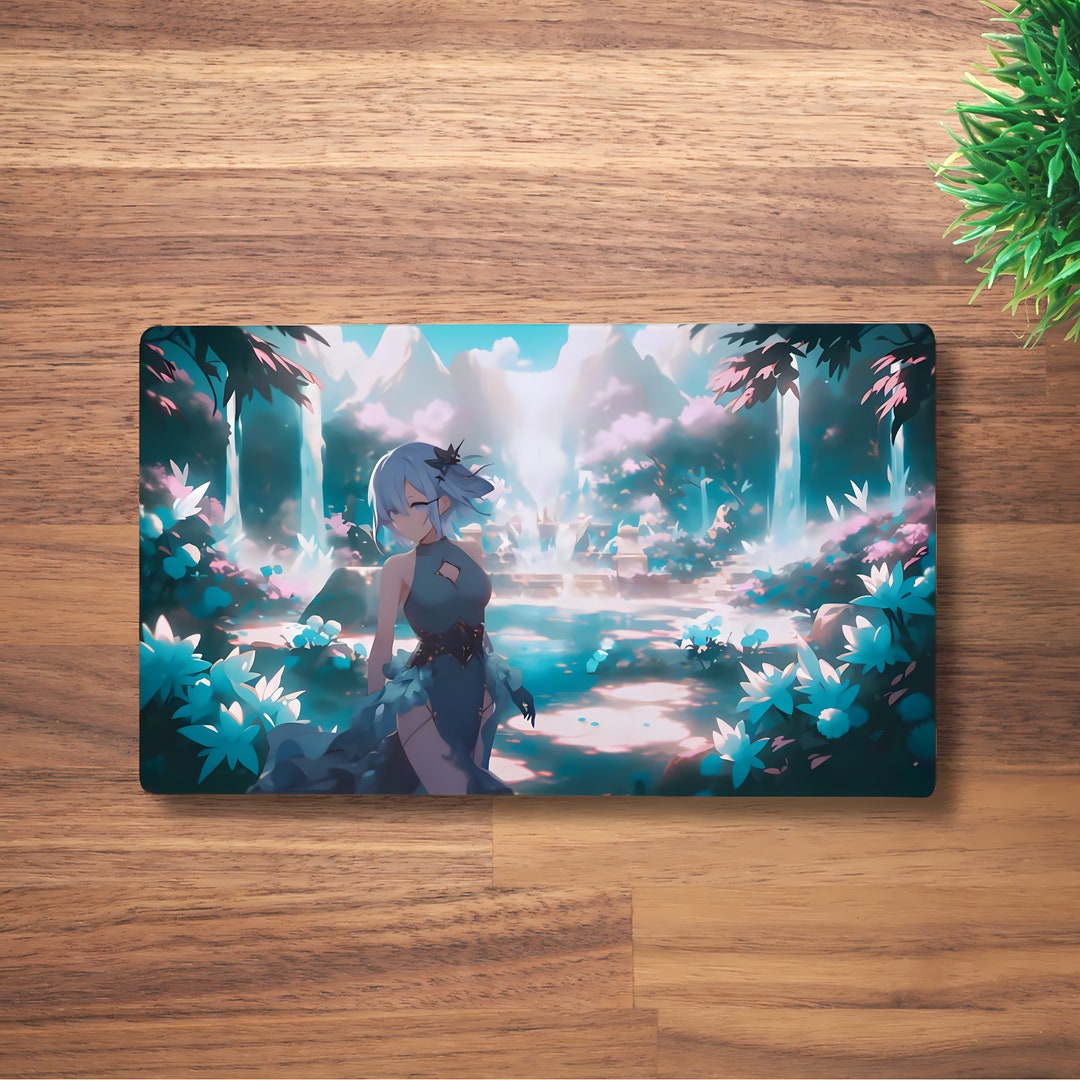 Anime Girl MTG Playmat for TCG, OCG, Dnd Deskmat, Fantasy Waifu Anime ...