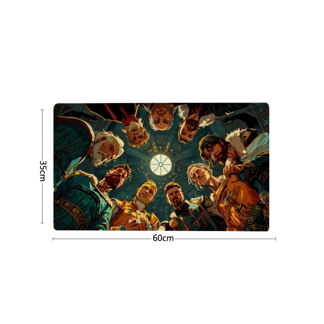 Knights of the Round Table MTG Playmat for TCG, OCG, Dnd Deskmat ...