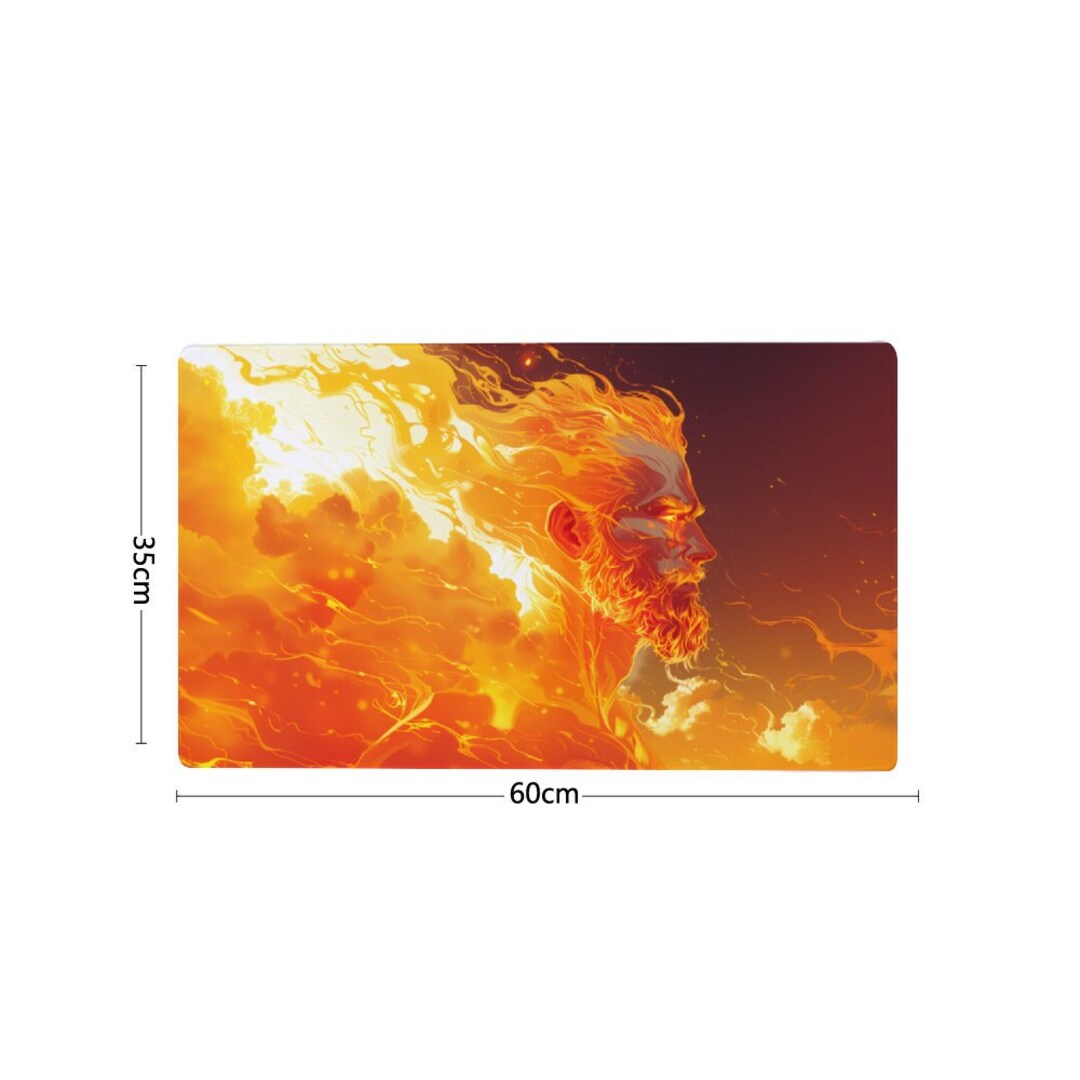 Prometheus MTG Playmat for TCG, OCG, Dnd Deskmat, Fire Greek God ...
