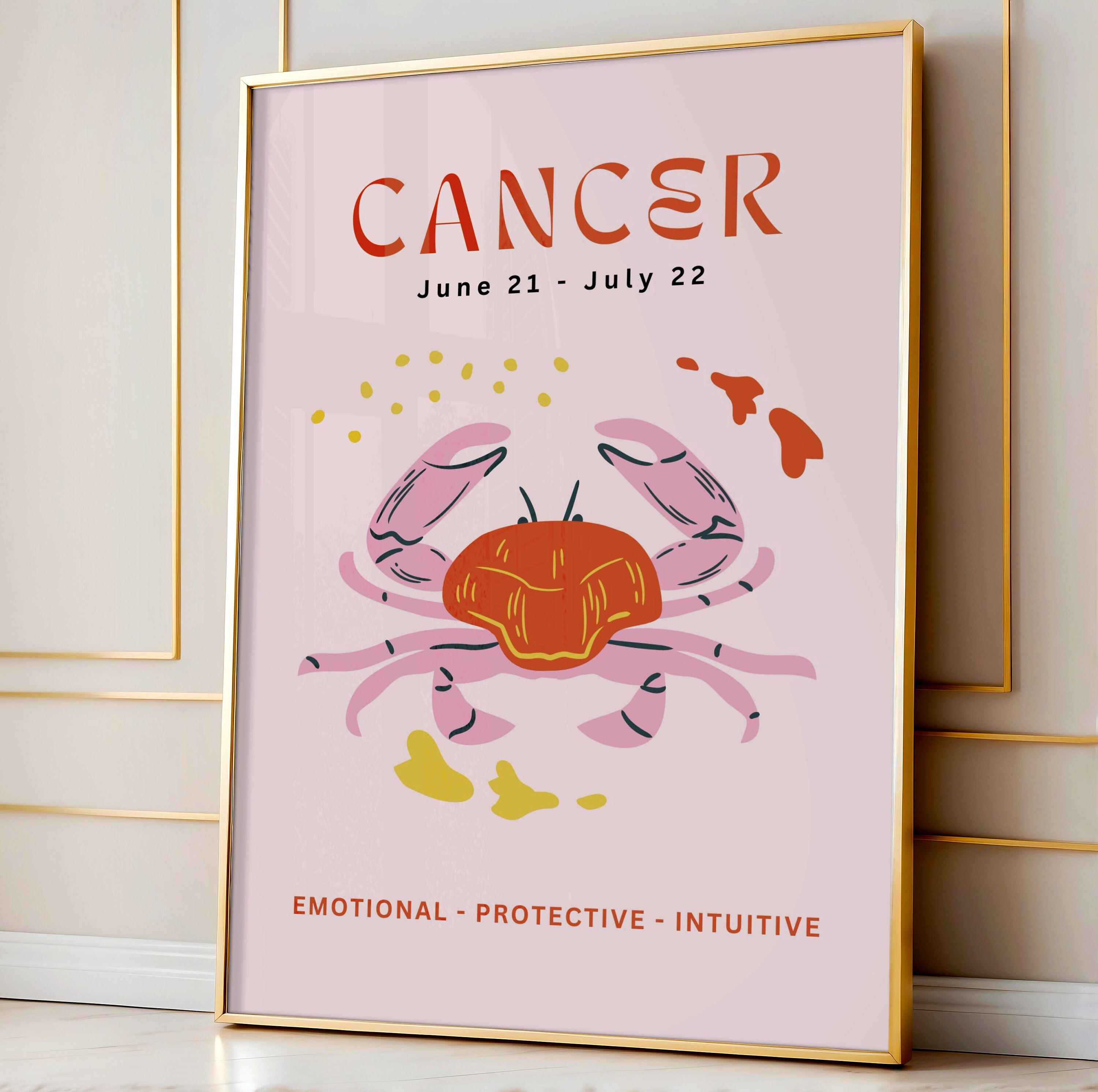 Zodiac Png Star Sign Cancer Print Digital Download Large Printable Gift ...