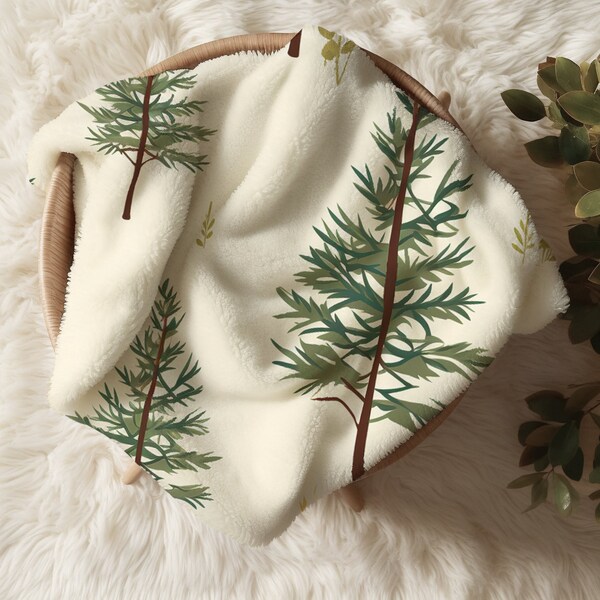 Pine Tree Blanket - Etsy