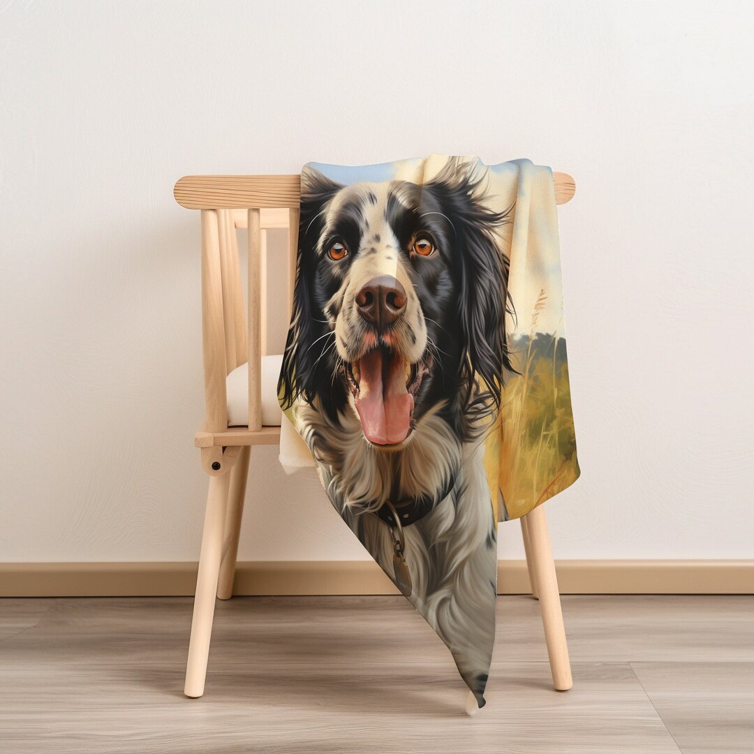 Springer Spaniel Blanket, Gift for Dog Lover, Cozy Springer Spaniel ...