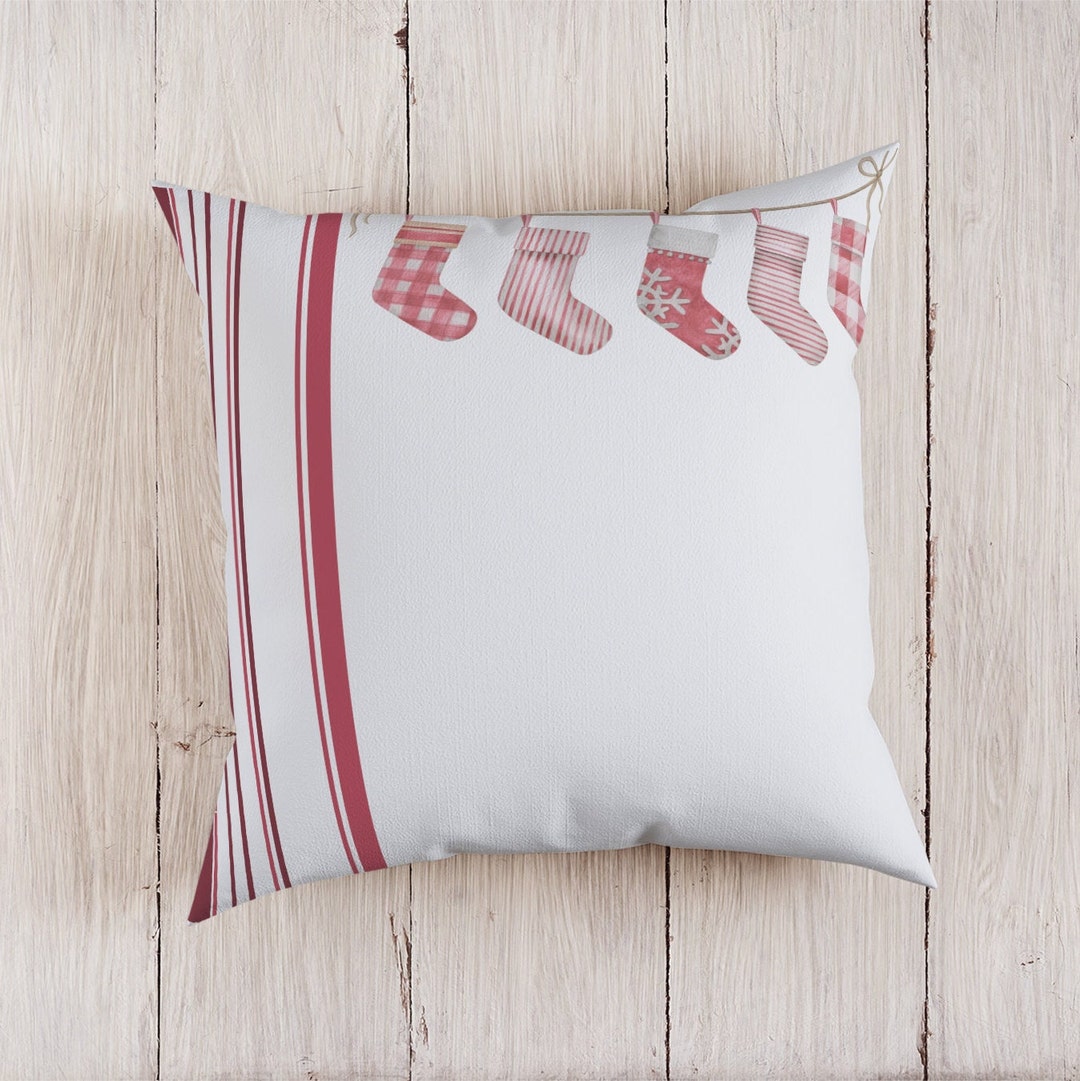 Rustic Farmhouse Pillows, Christmas Decorations, Farmhouse Decor ...