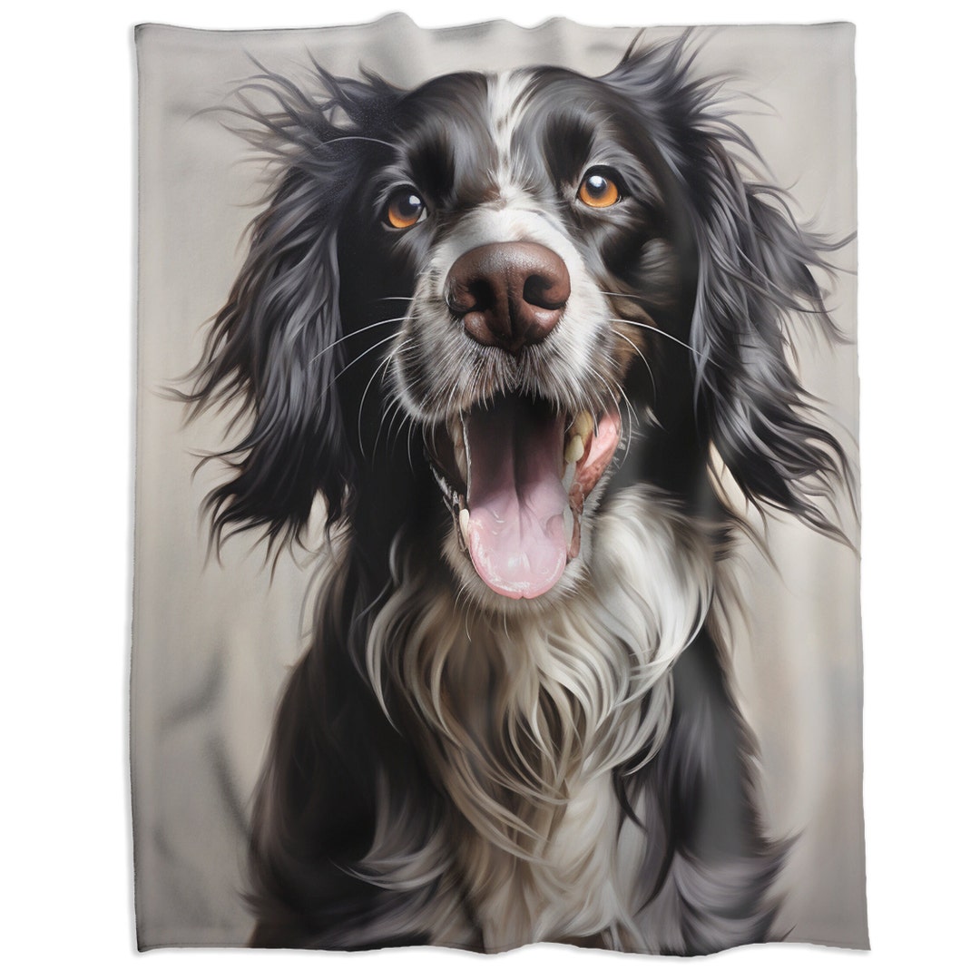 Springer Spaniel Blanket, Gift for Dog Lover, Cozy Springer Spaniel ...