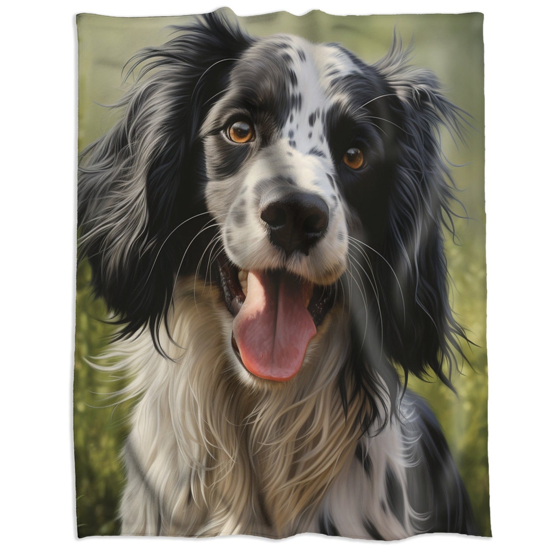 Springer Spaniel Blanket, Gift for Dog Lover, Cozy Springer Spaniel ...