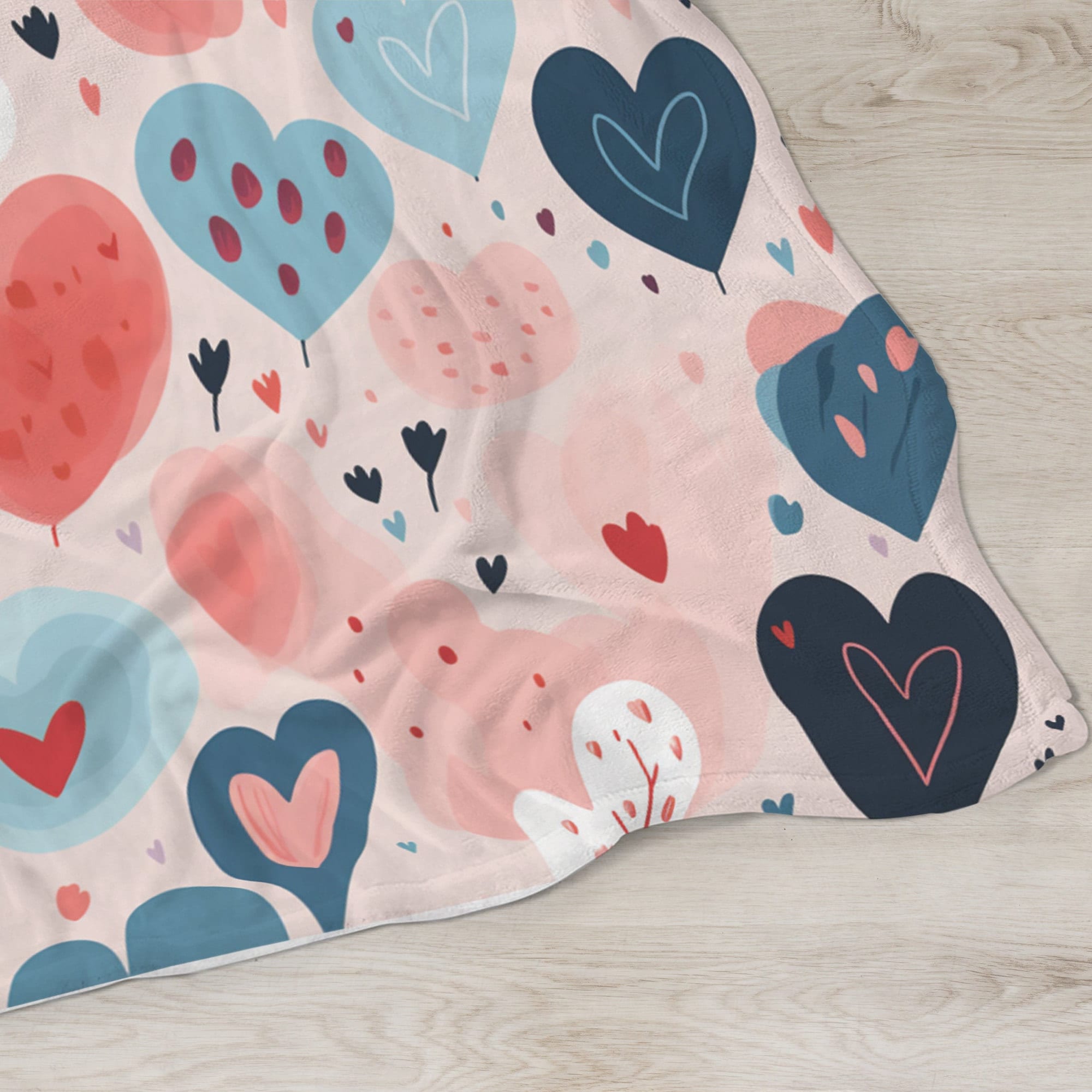 Heart Blanket, One of a Kind, Valentines Inspired Design, Soft and Cozy ...