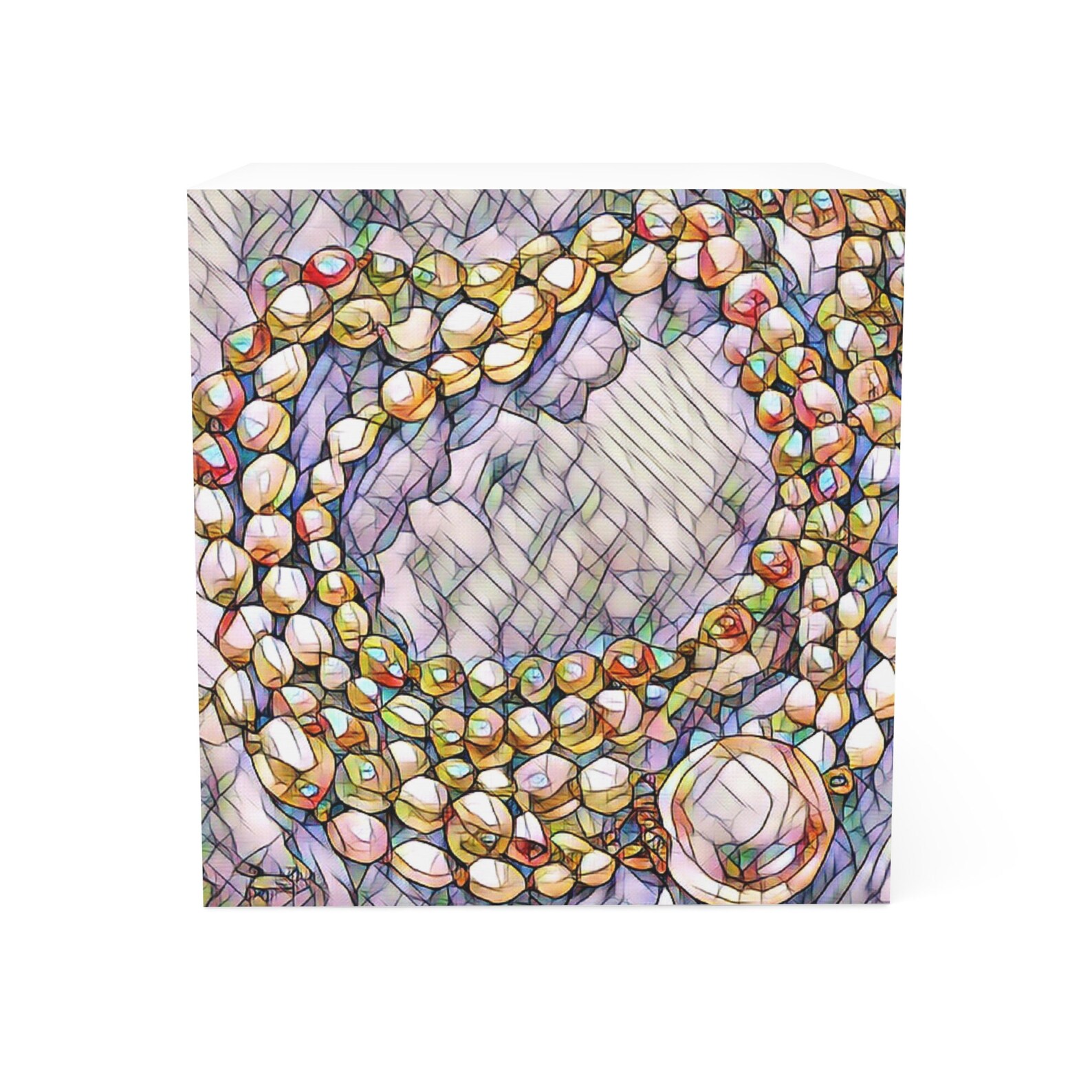 Vintage Pearls Note Cube Great Gift Idea 700 Sticky Sheets - Etsy