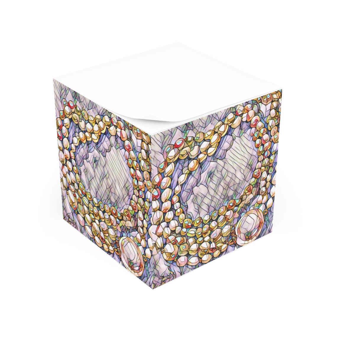 Vintage Pearls Note Cube Great Gift Idea 700 Sticky Sheets - Etsy