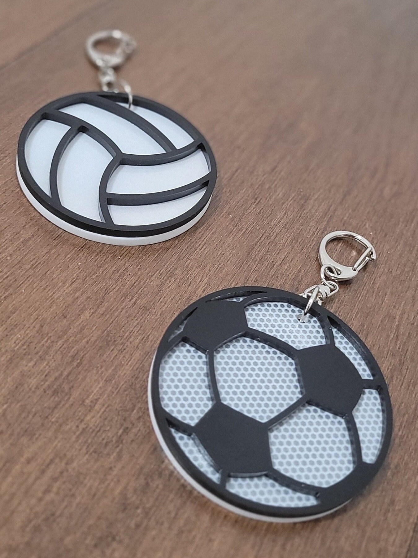 Reflective Soccer Ball Backpack Bag Tag Sport Bag Safety Tag - Etsy