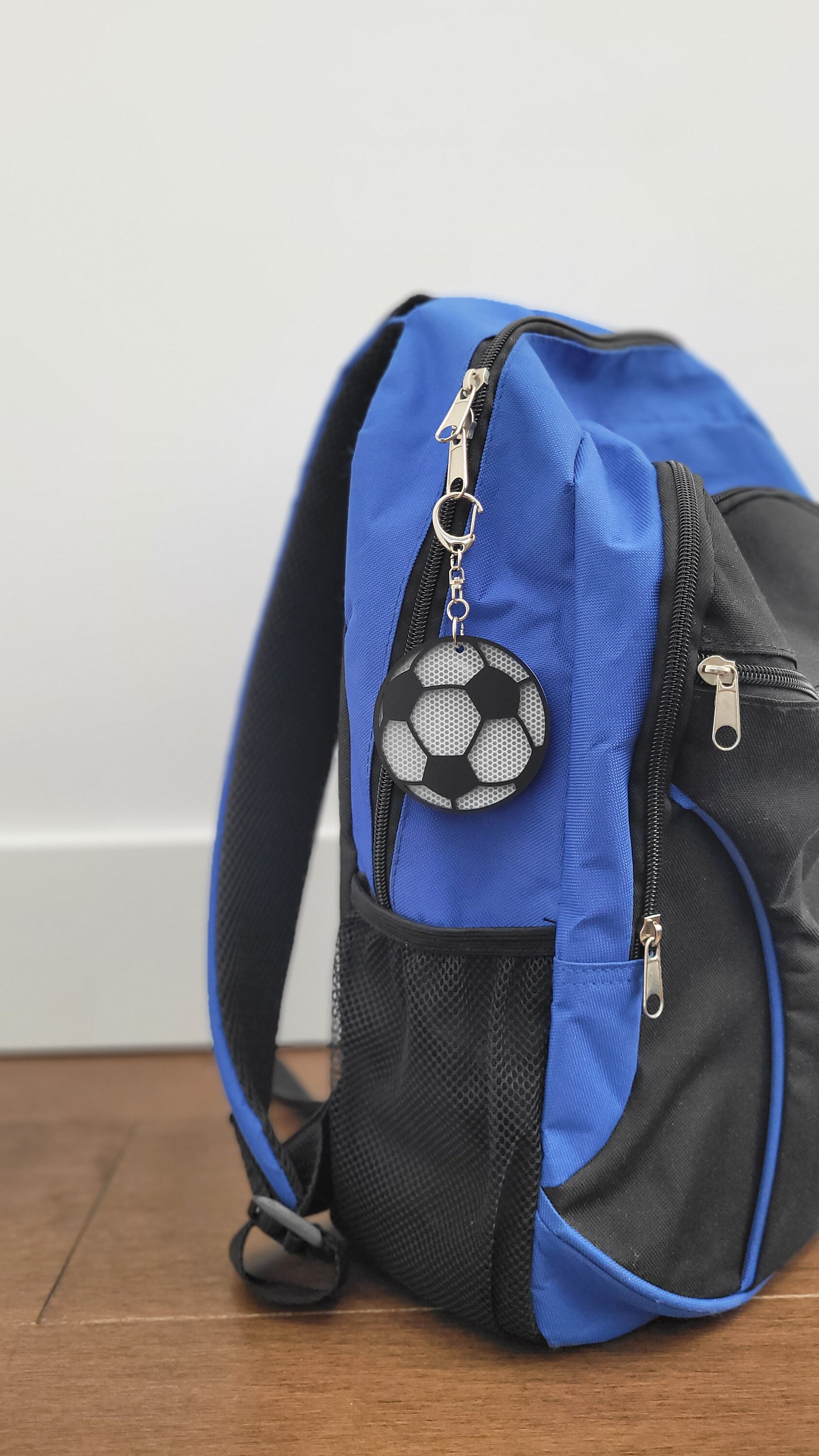 Reflective Soccer Ball Backpack Bag Tag Sport Bag Safety Tag - Etsy