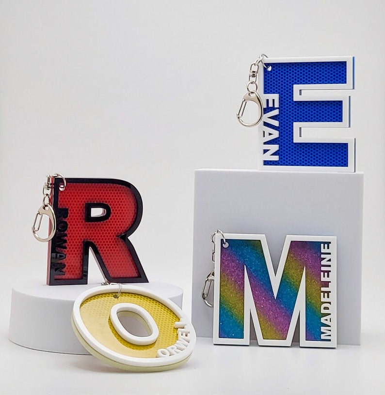 Reflective Personalized Kid Backpack Tag Name Tag for Backpack Back to ...