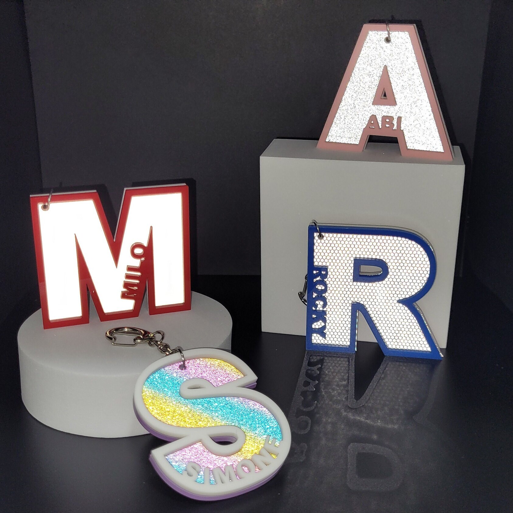 Reflective Personalized Kid Backpack Tag Name Tag for Backpack Back to ...