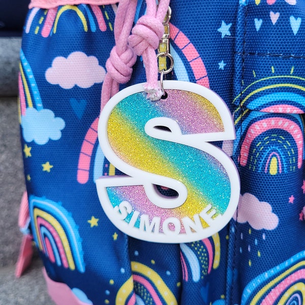 Personalized Prismatic Reflective Soccer Tag Backpack Tag for Kid Sport ...