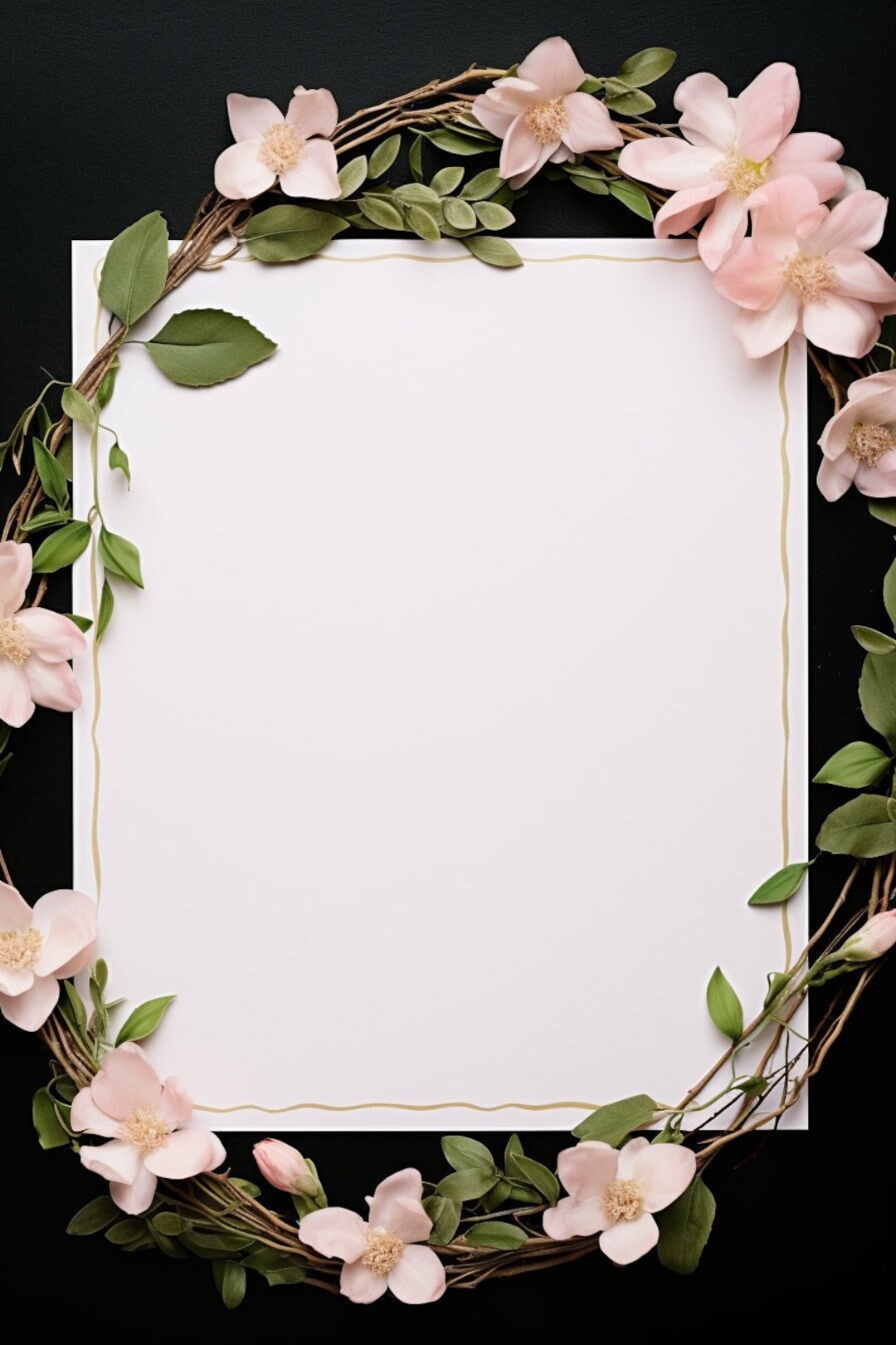 High Resolution Printable Greeting Card, Gardenias 8. DIY Blank ...