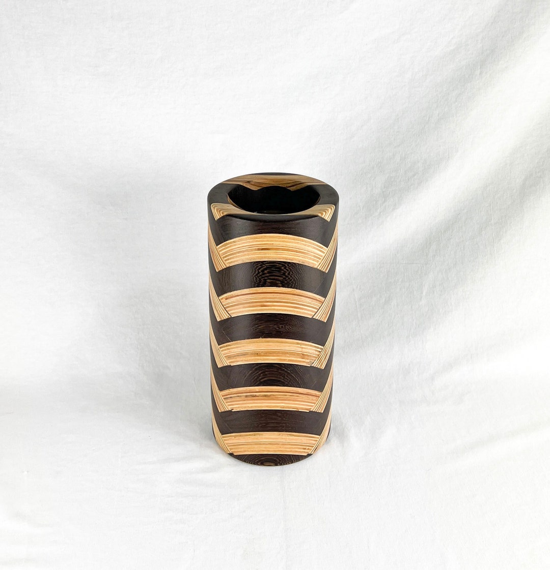 Hand Turned Wood Vase - Etsy