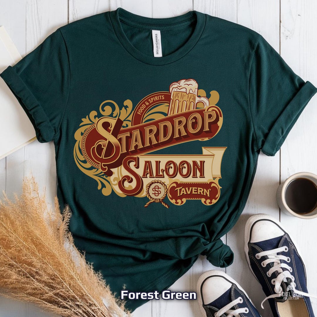 Stardrop Saloon Shirt, Stardew Tshirt, Unisex Stardew Valley T-shirt ...