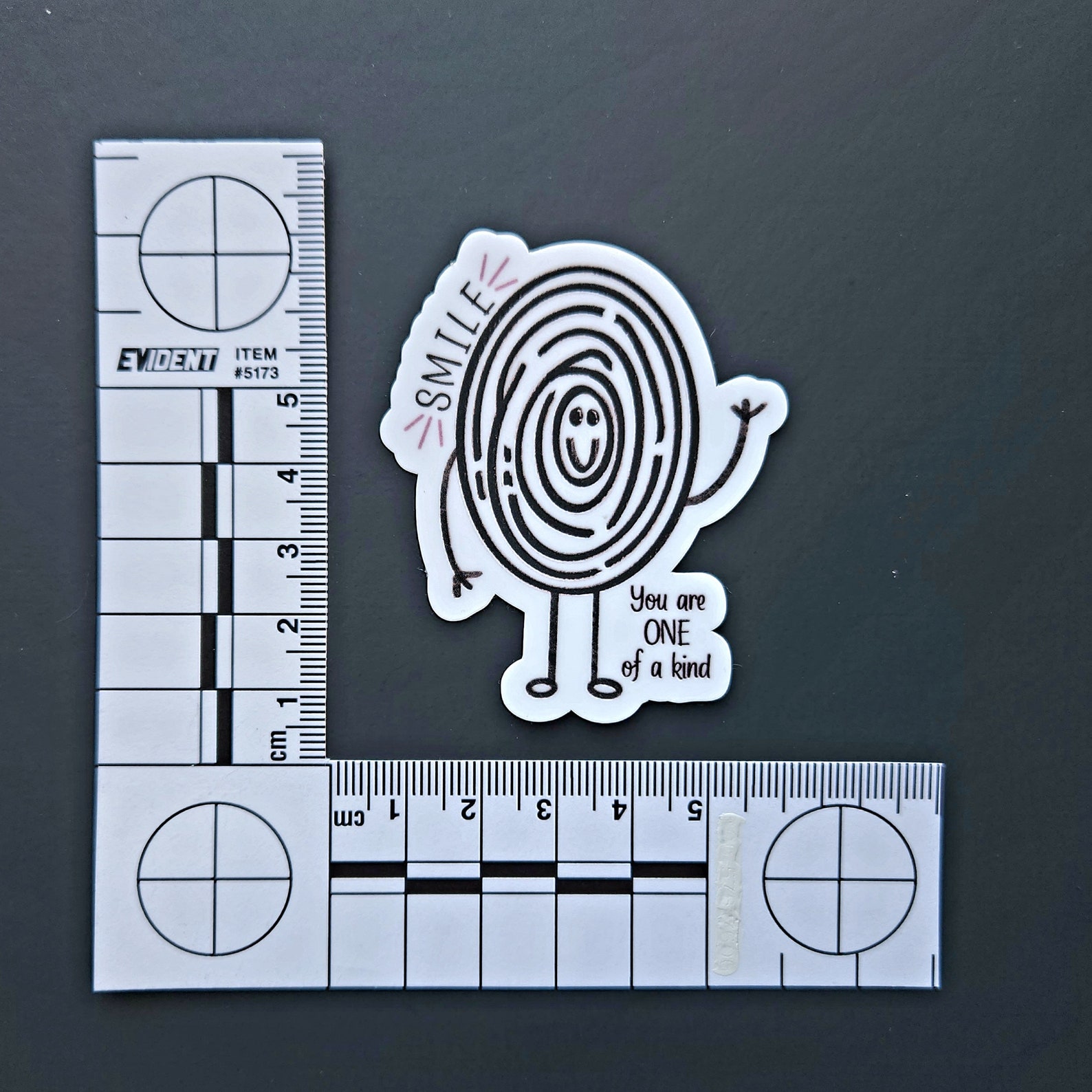 Waterproof Fingerprint Guy Sticker: Unique Laptop Decal - Etsy