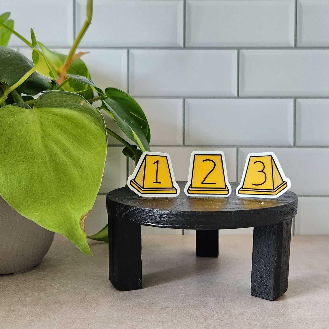 Evidence Placards | 1 2 3 Placards | Evidence Marker Sticker - Etsy