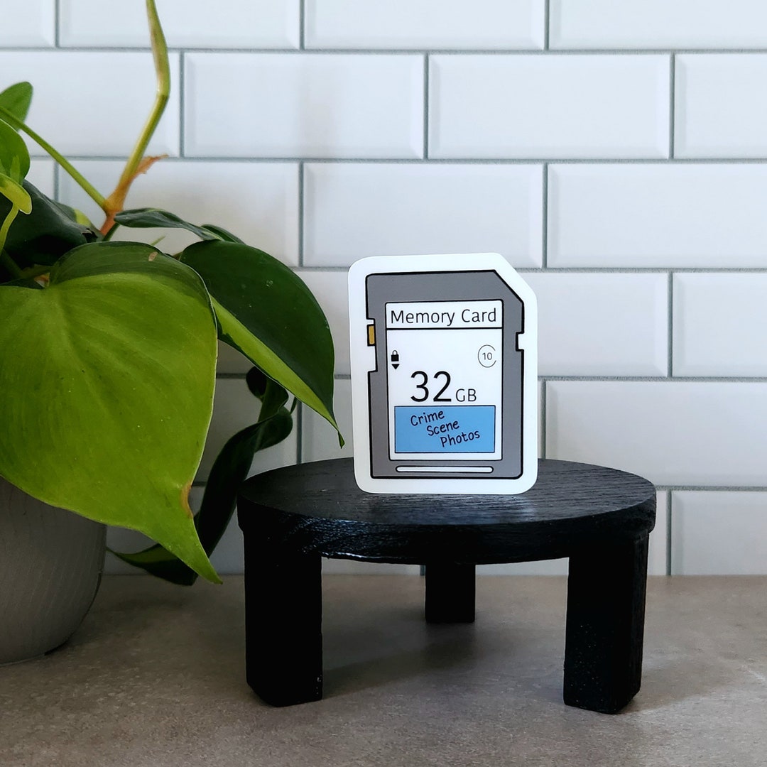 SD Card Sticker Forensics Sticker Crime Scene Photo Card - Etsy