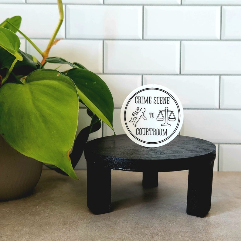 Crime Scene to Courtroom Logo Sticker - Etsy