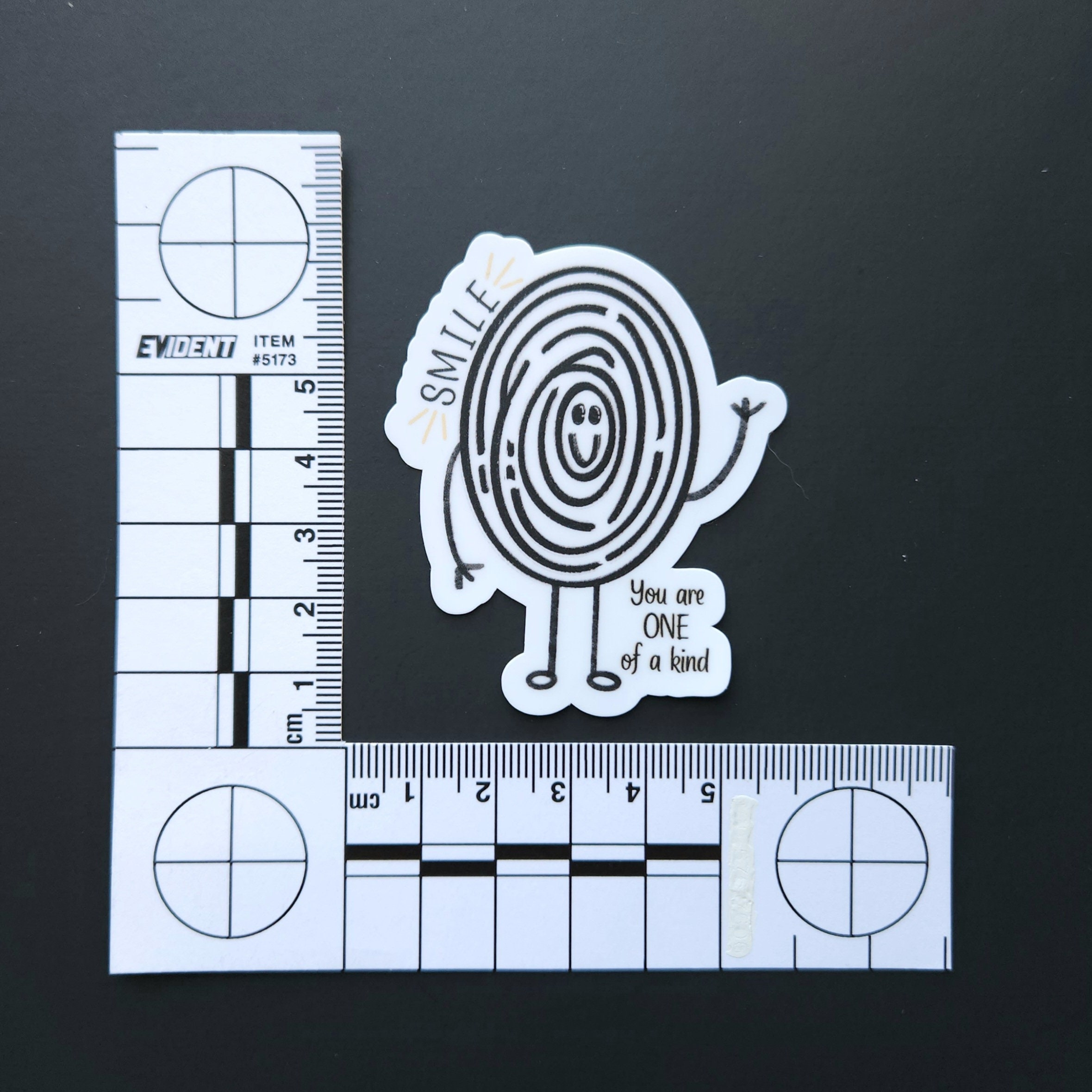 Waterproof Fingerprint Guy Sticker: Unique Laptop Decal - Etsy