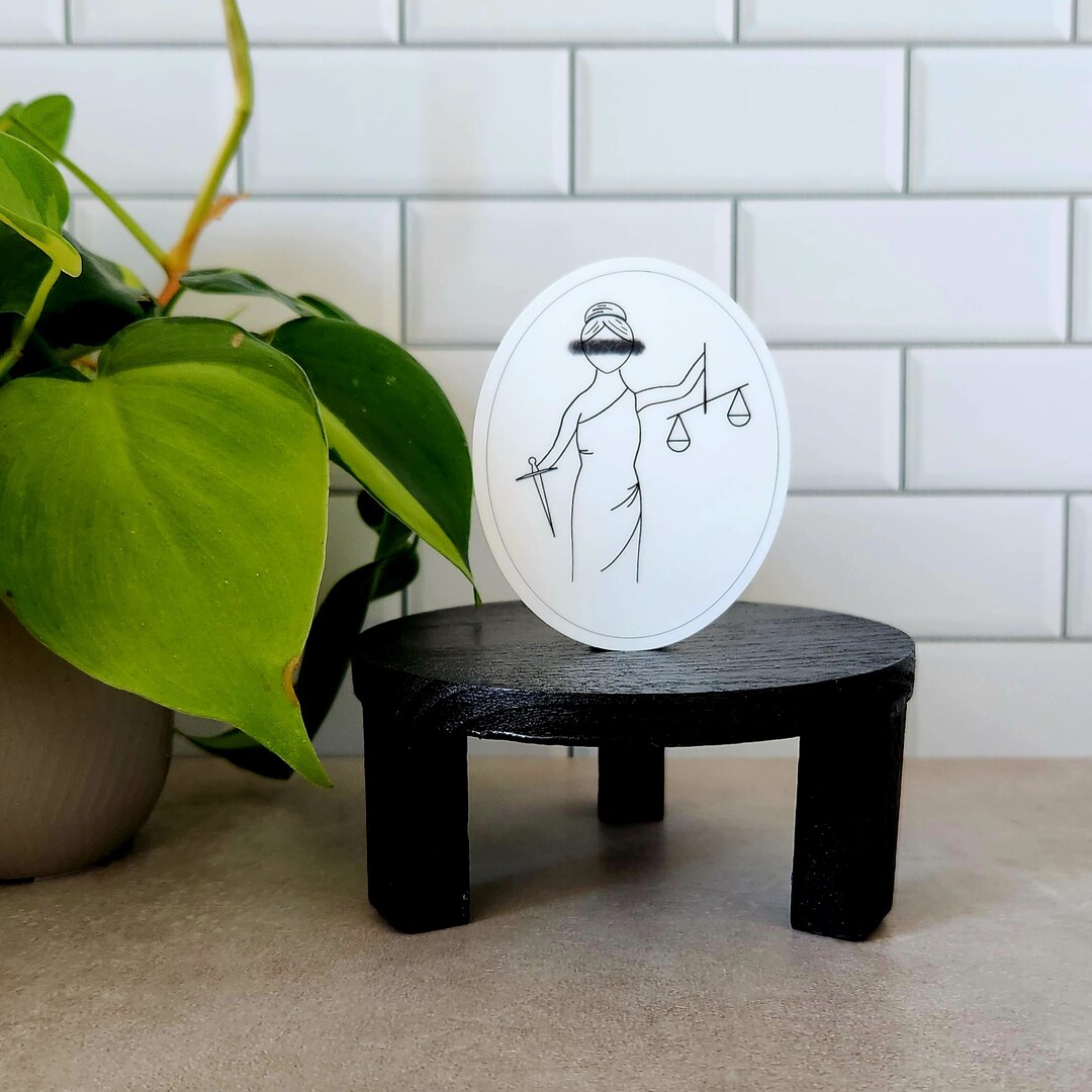 Lady Justice Sticker L Justice System L Lady Justice L Scales of ...